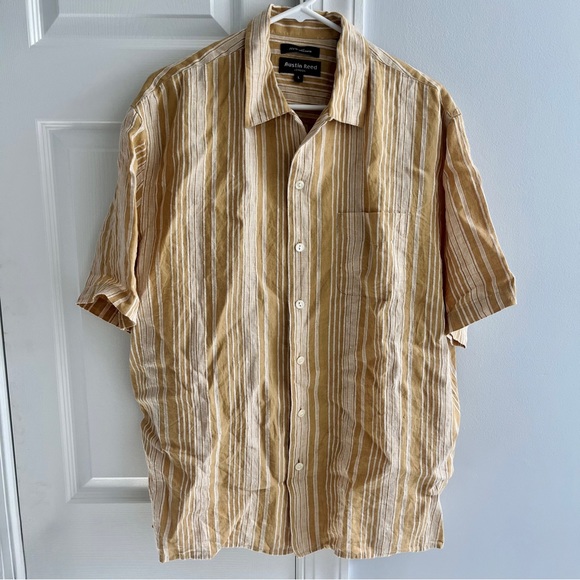 Austin Reed | Shirts | Vintage Austin Reed London Linen Short Sleeve ...